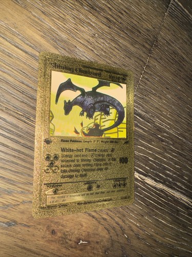 Shining Charizard 107/105 Gold Foil Pokemon Card 1st Edition VGC ...