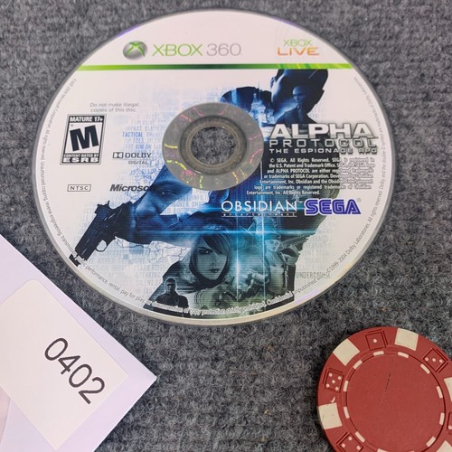 Alpha Protocol (Microsoft Xbox 360, 2010) DISC ONLY 10086680287 | eBay