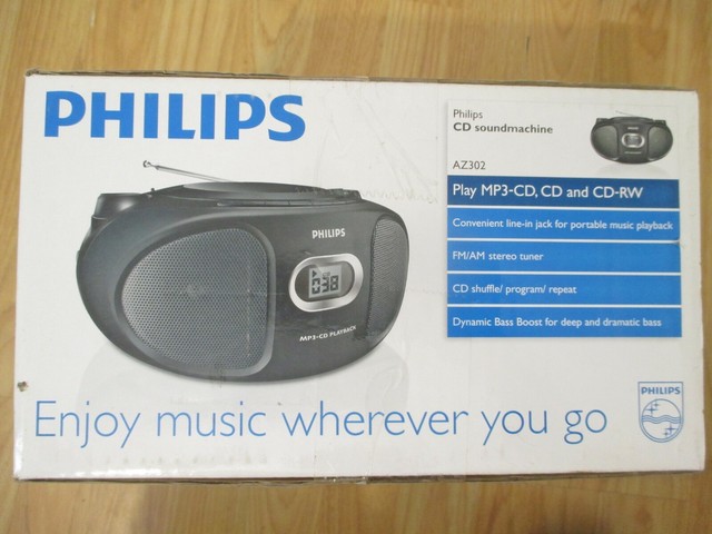 Philips AZ302 CD/Radio Boombox for sale online | eBay