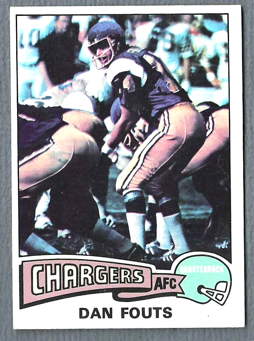 Dan Fouts 1975 Topps San Diego Chargers RC ROOKIE Card #367 EX++/EXMT ...