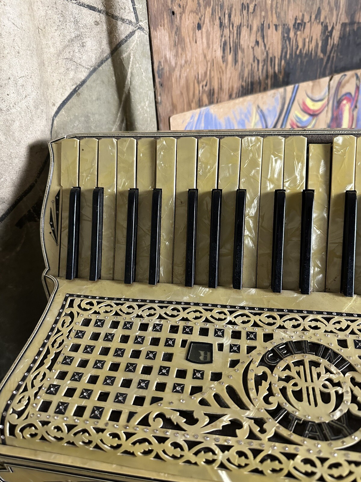 Cellini Primera Accordion Special Gigante Original Case Instrument ...