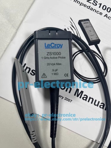 Teledyne LeCroy ZS1000 1GHz, 1MΩ, 0.9pF Active Probe | eBay