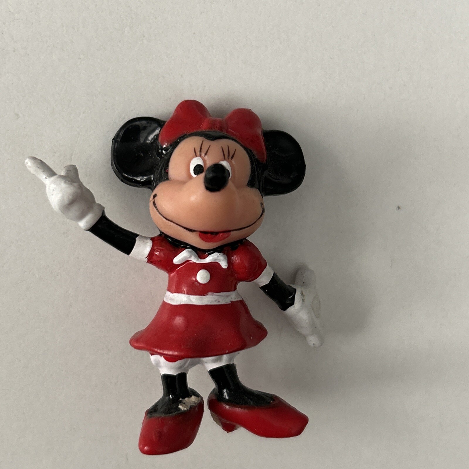 Disney Minnie Mouse Mini Figure. 2” PVC Miniature Figurine. Vintage ...