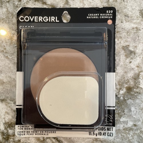 CoverGirl Clean Powder Foundation For Normal Skin Creamy Natural 520 ...