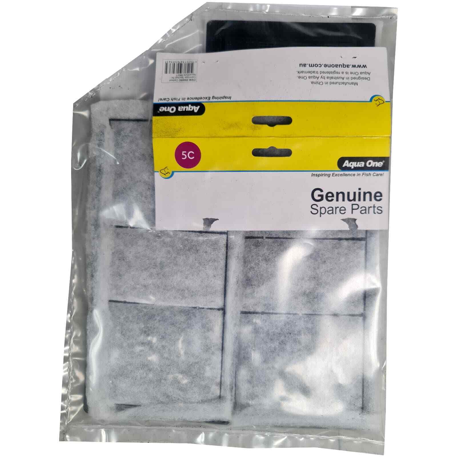 Aqua One Carbon Cartridge 5C 3 piece pack Filter Media AquaStyle 980 ...