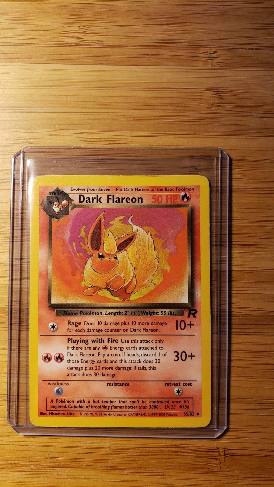 Pokémon TCG Dark Flareon Team Rocket 35 Regular Unlimited Uncommon | eBay