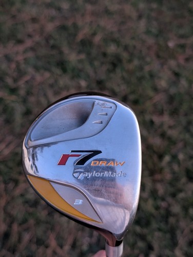 RH Taylormade R7 draw 3 fairway wood REAX 55 Graphite Regular - 42.5 ...