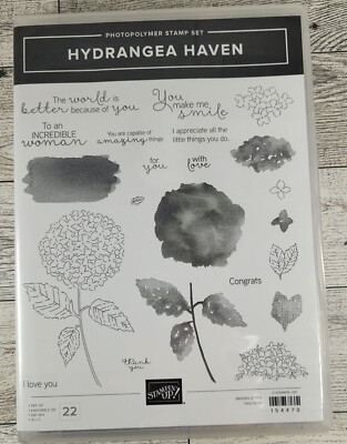Stampin' Up! - Hydrangea Haven Photopolymer Stamp Set *Retired* | eBay