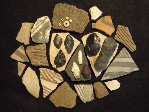 Authentic Anasazi Indian Pottery Shards Artifacts Arrowhead *FREE ...