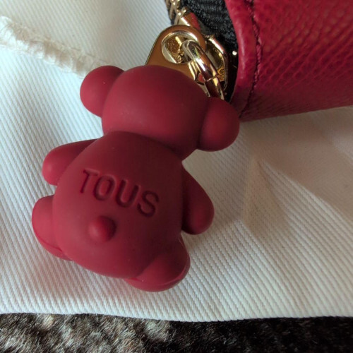 TOUS Coin wallet Coin case Bear Logo Red Zip compact [Unused] From ...