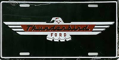 Ford Thunderbird T bird Coupe American USA Plates Licence Sign license ...