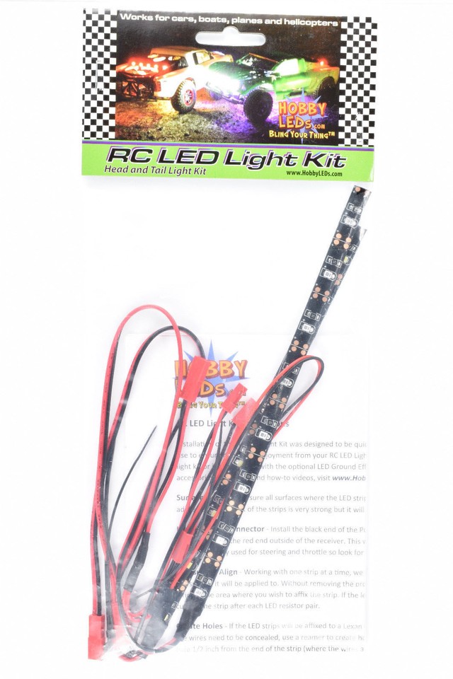 Sunshine Systems 1/10 RC Car / Truck LED Head And Tail Light Kit RC-BSC ...