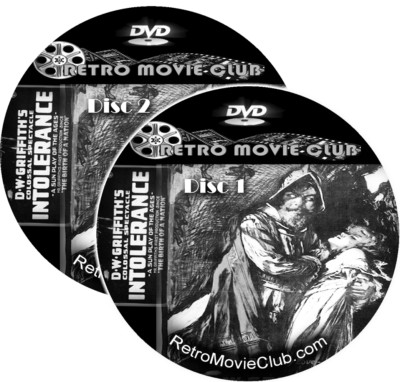 Intolerance (1916) Silent, Drama, History Movie 2 DISC DVD SET | eBay
