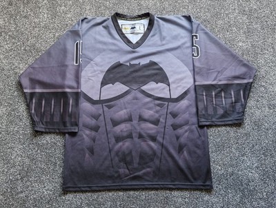 Sheffield Steeldogs Batman Jersey 15/16 - Liam Kirk 15 L - Game Worn | eBay UK