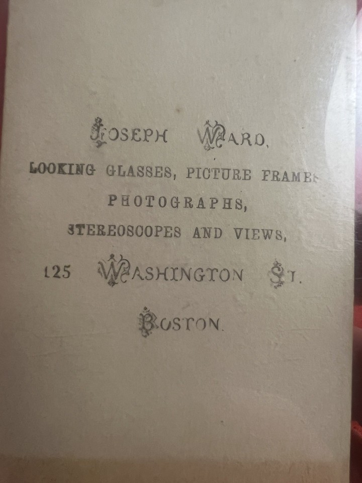 Civil War John Wilkes Booth CDV Photo CD Fredericks Joseph Ward Boston ...