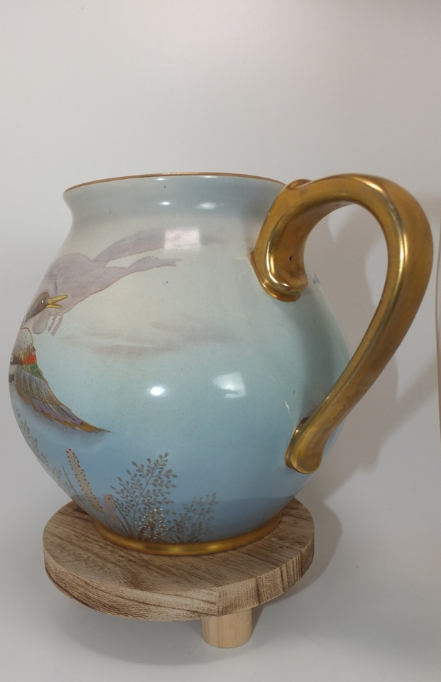 Vintage Carlton Ware Large Gilt Wild Duck Vase 17cm | eBay Australia