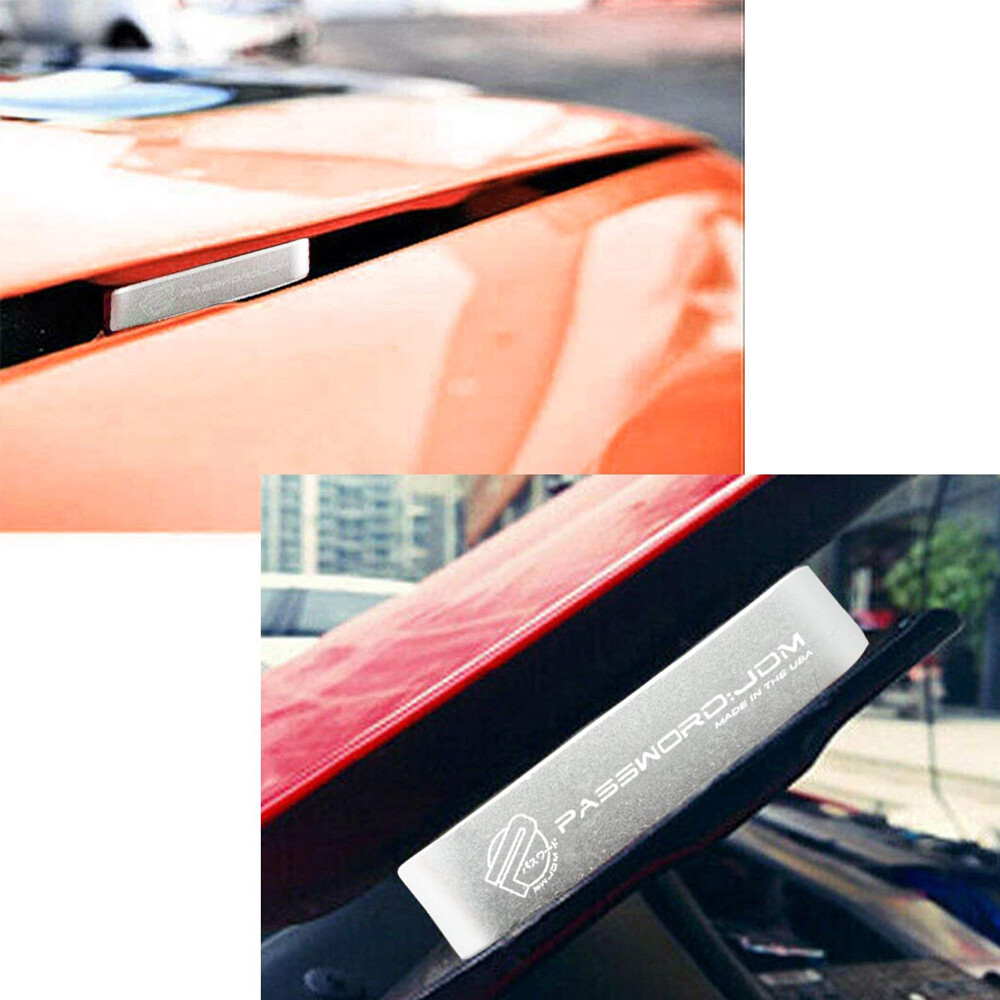 JDM Aluminum Billet Hood Vent Spacer Riser Kit For Honda Civic Acura ...