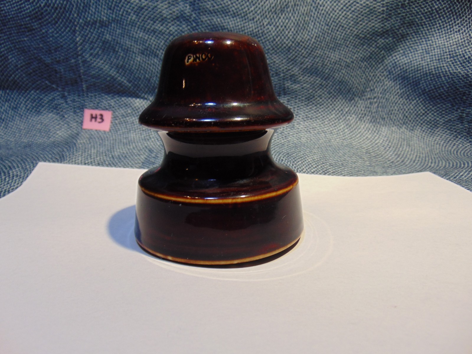 Vintage PINCO Brown Ceramic Insulator Telephone Electric | eBay