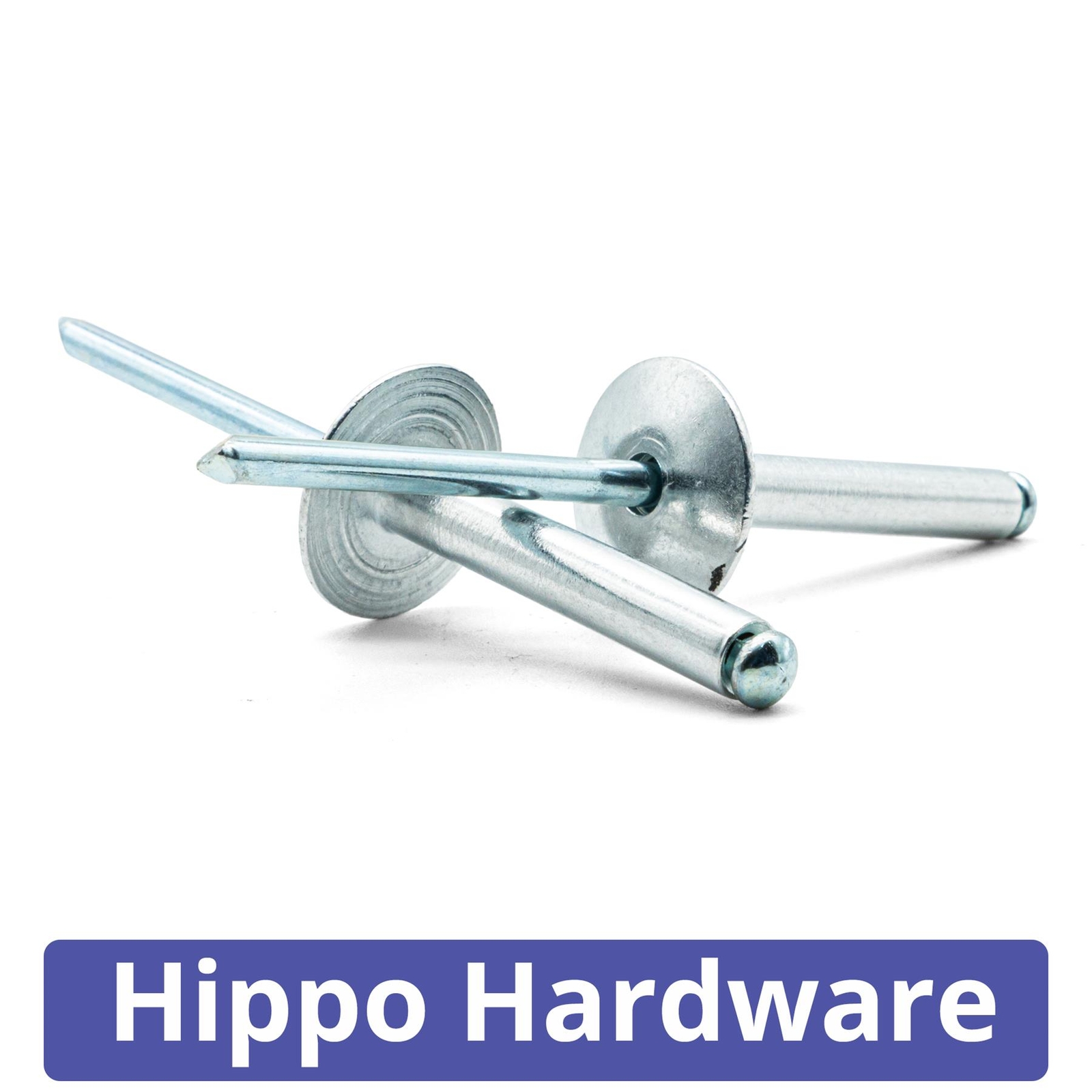 Extra Large Flange Head Pop Rivets Open Blind Aluminium/Steel 3.2mm 4 ...