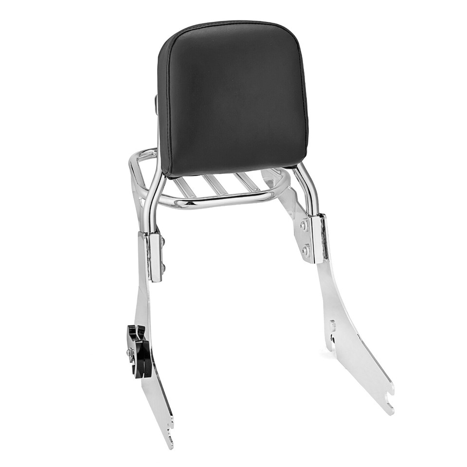 MOFUN Backrest Sissy Bar w/Luggage Rack For Harley 2012-2016 Dyna ...