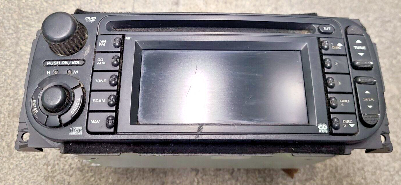 Chrysler Dodge Jeep RB1 RDS Radio CD DVD GPS Navigation System ...