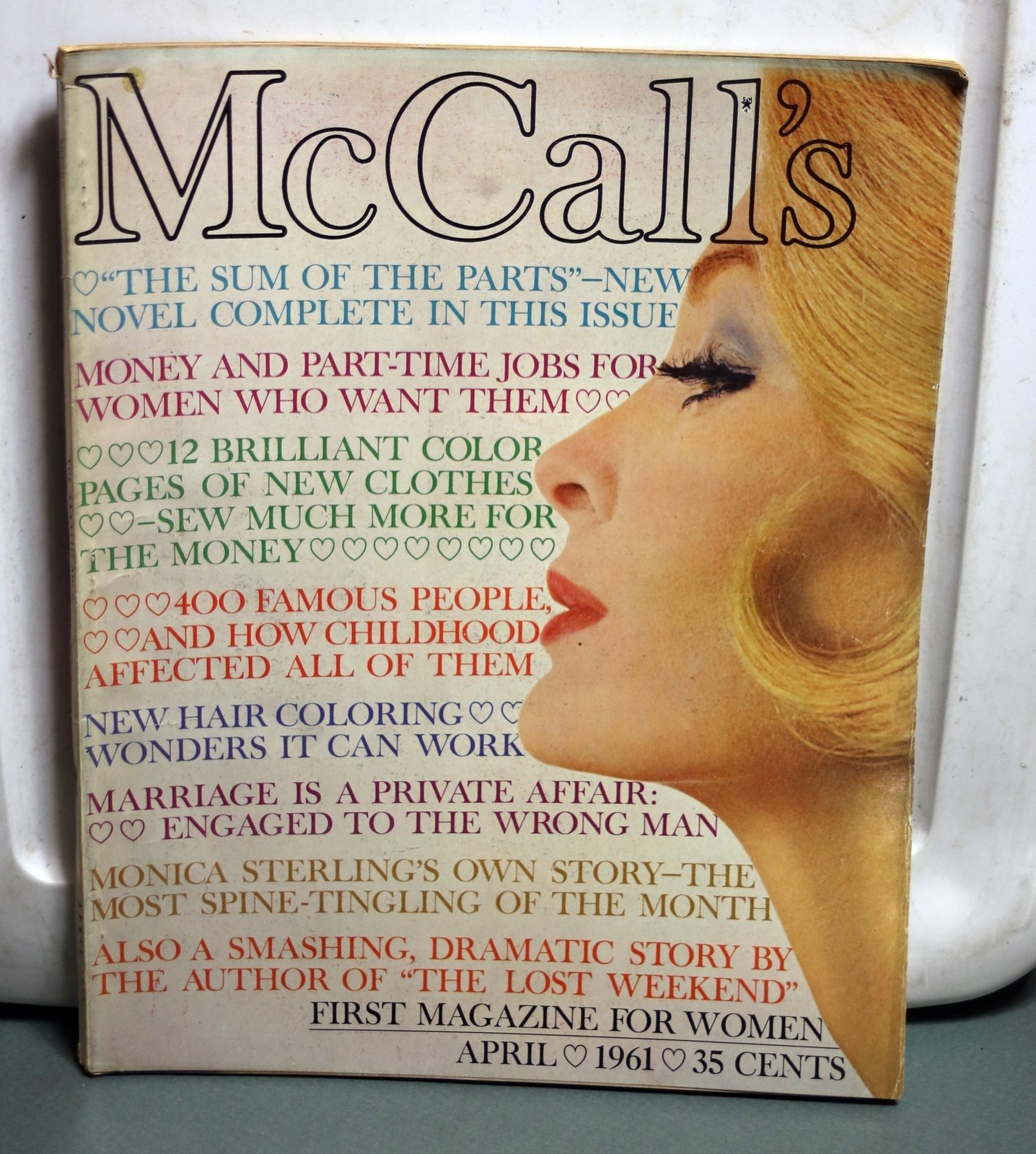 Vintage McCall's magazine, ads, fashions, April 1961 | eBay