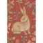 Medieval Rabbit from Lady and the Unicorn Tapestry Cushion Cover (Cover ...