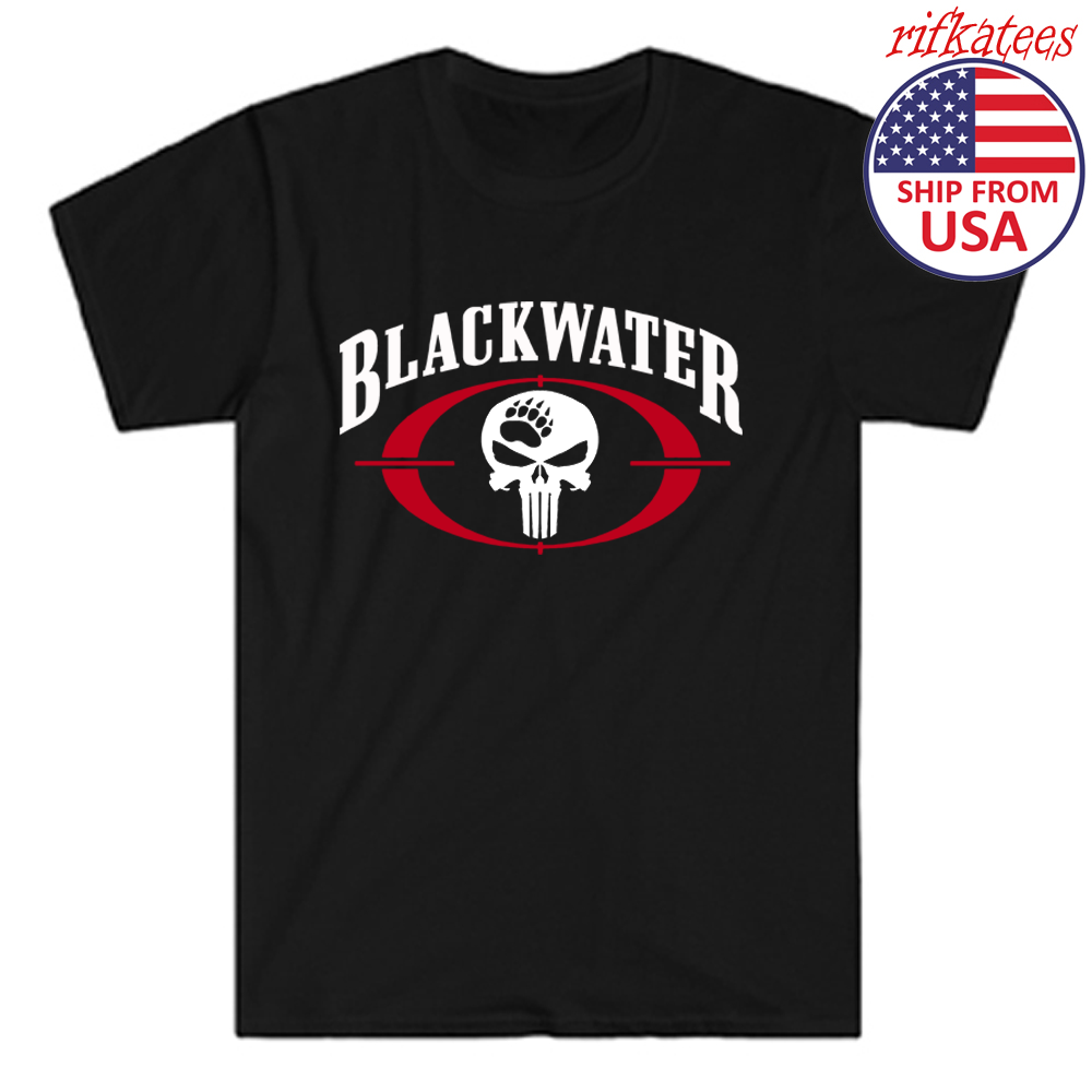 Blackwater Skull Black Water Academi Men's Black Size S to 5XL | eBay