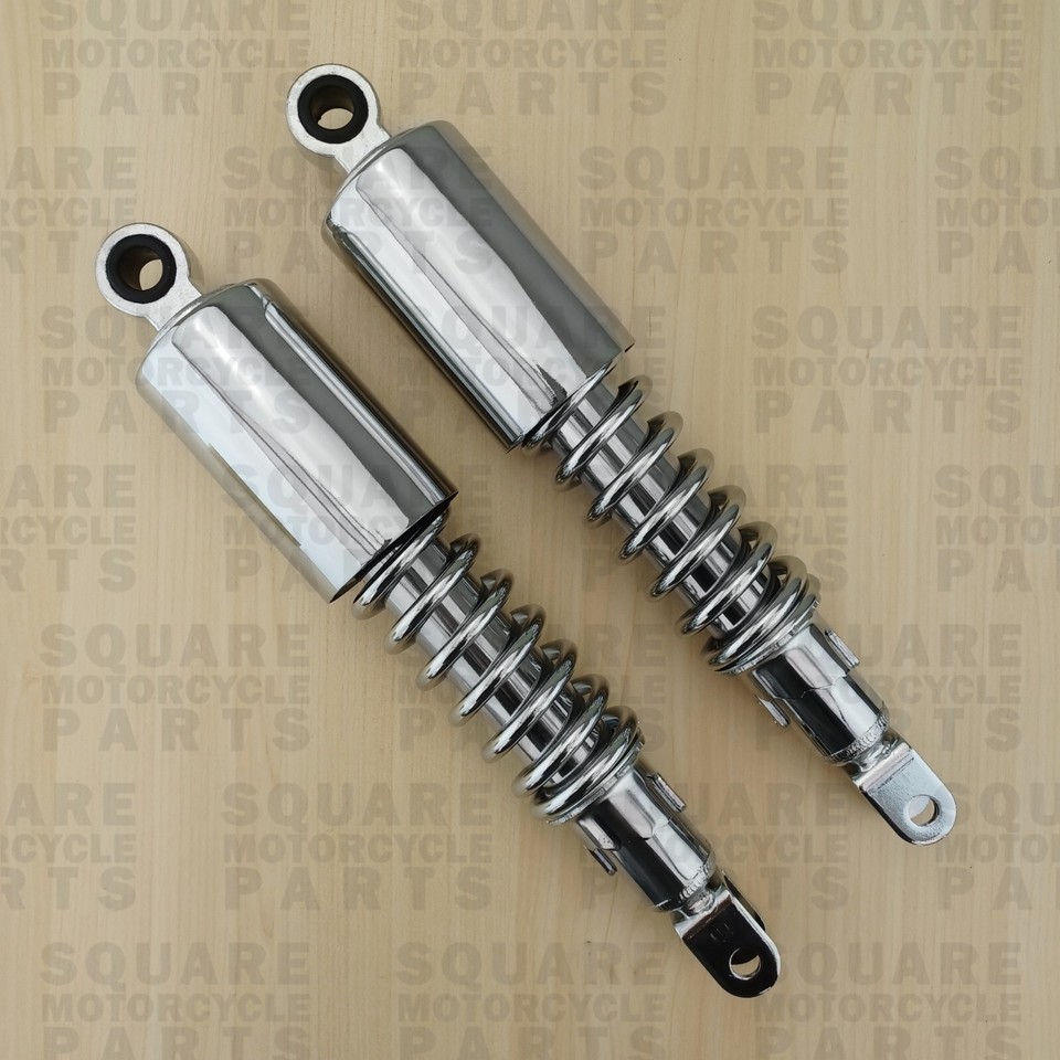 Rear Shock Absorbers Honda CB400/4 Four CB 400 - Shocks Chrome 317mm ...