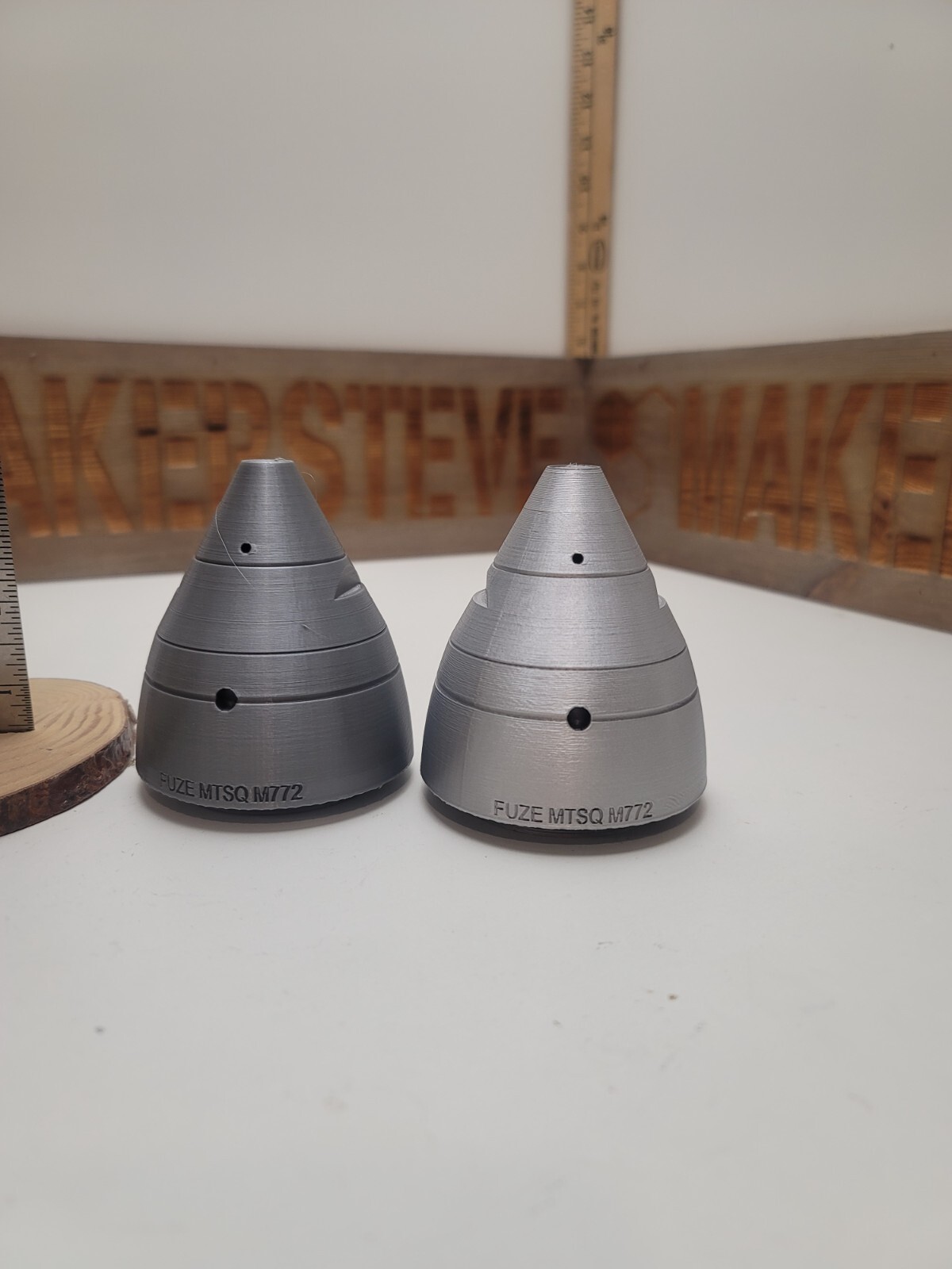 3D Printed M772 MTSQ Replica Fuze - 2.3 Inch Threads - FAKE - PLASTIC ...