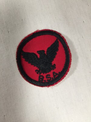 Boy Scout Eagle Patrol red twill gum back used BSA Position Patch | eBay