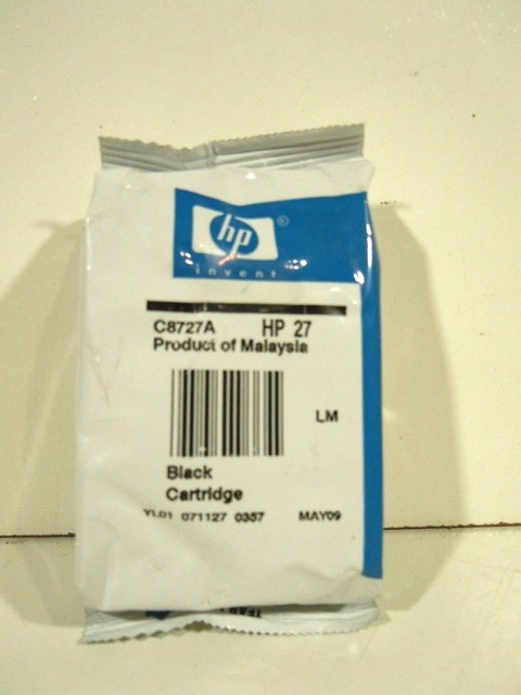 HP 27 Black Ink Cartridge C8727A Genuine OEM Opened for sale online | eBay