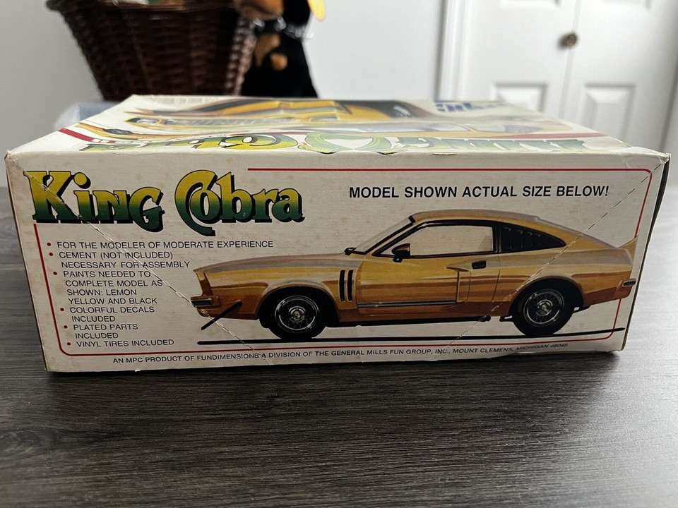 Mustang Two King Cobra Model Kit By MPC 1/25, Issued In 1977. | eBay