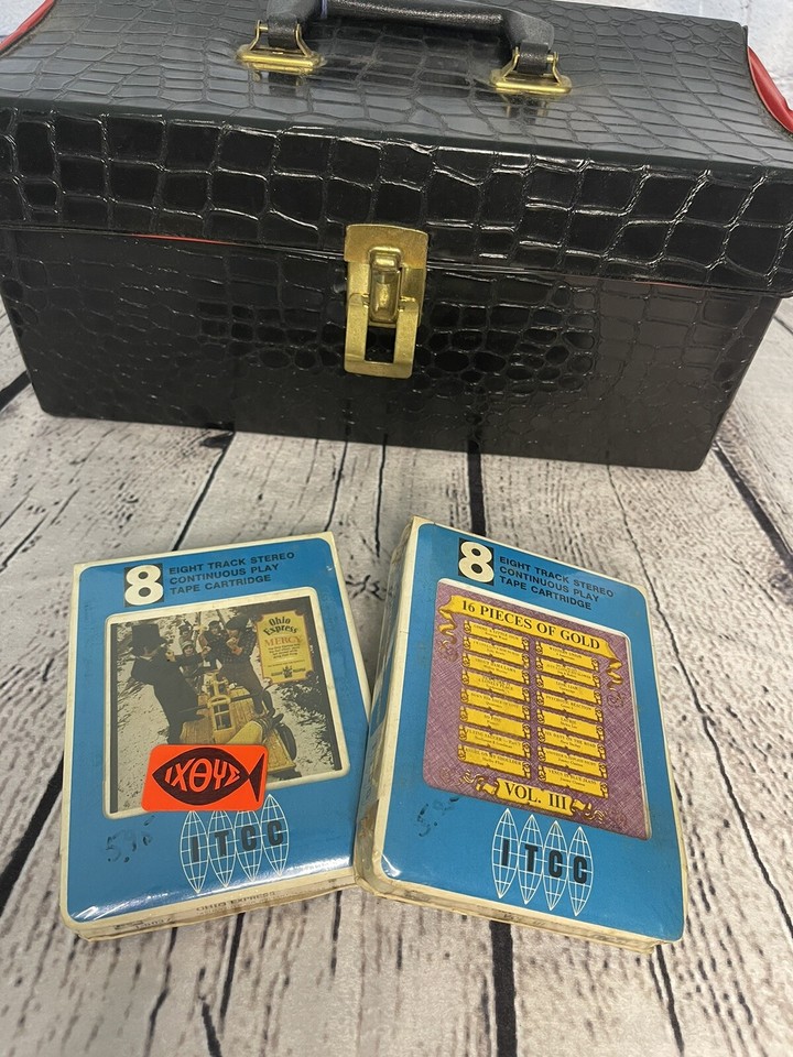 RARE Set Motown Sound Lot (8)Vtg 8 Track Tapes Factory Sealed Case ...
