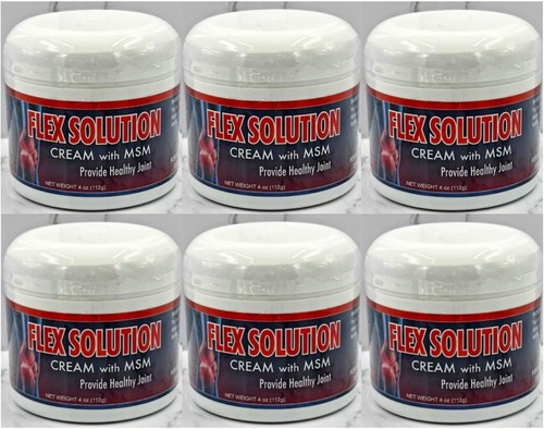 6 Pack Flex Solution Cream w/ MSM Pain Relief Health Dolor Joint Menthol Crema | eBay