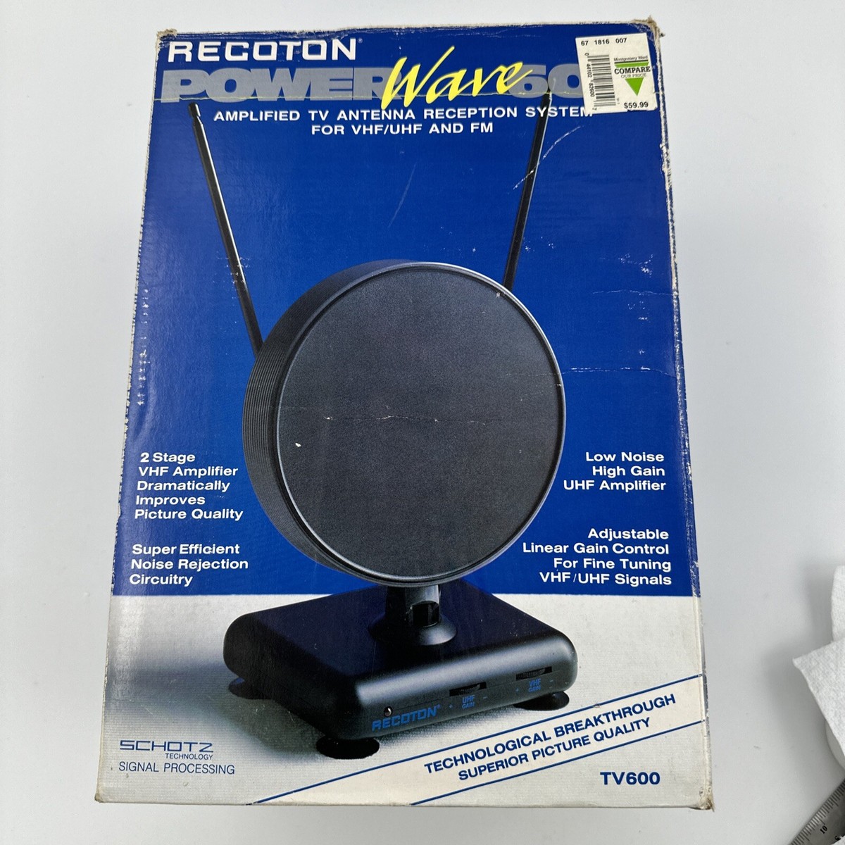 Powerwave Recoton Antenna Power Supply Recoton Power Wave 200 AM/FM