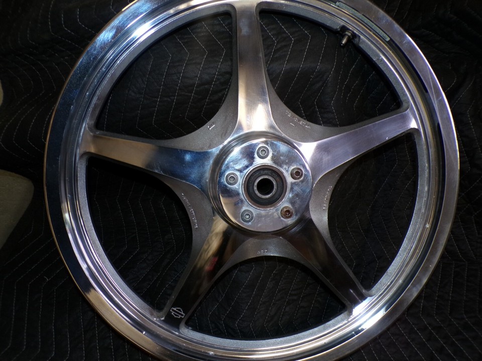 00-Later Harley Softail FXST Dyna FXDWG ThunderStar 21 Front Wheel Rim ...