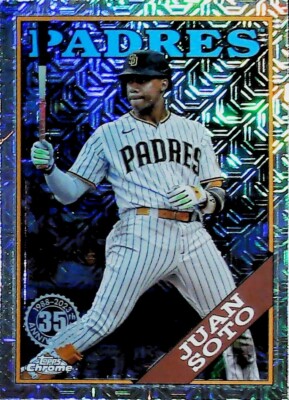2023 Topps CHROME MOJO REFRACTOR 1988 VARIATION T88CU-69 JUAN SOTO ...