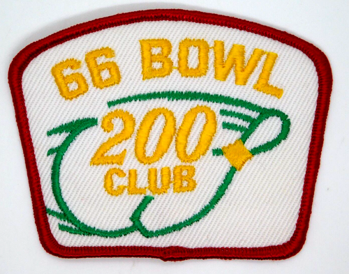 Patch Bowling 66 Bowl 200 Club Oklahoma City OK Gold Green 4 x 3 In ...