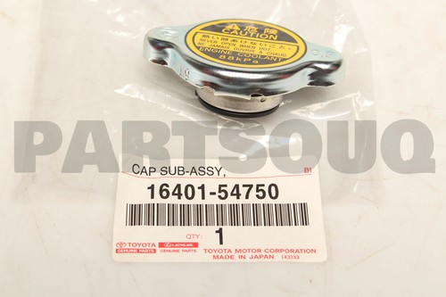 1640154750 Genuine Toyota CAP SUB-ASSY(FOR WATER OUTLET) 16401-54750 | eBay