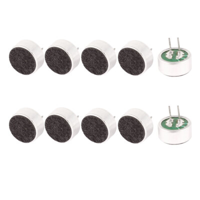 10 Pcs Metal 2 Pin MIC Electret Condenser Microphone DC3V-6V | eBay