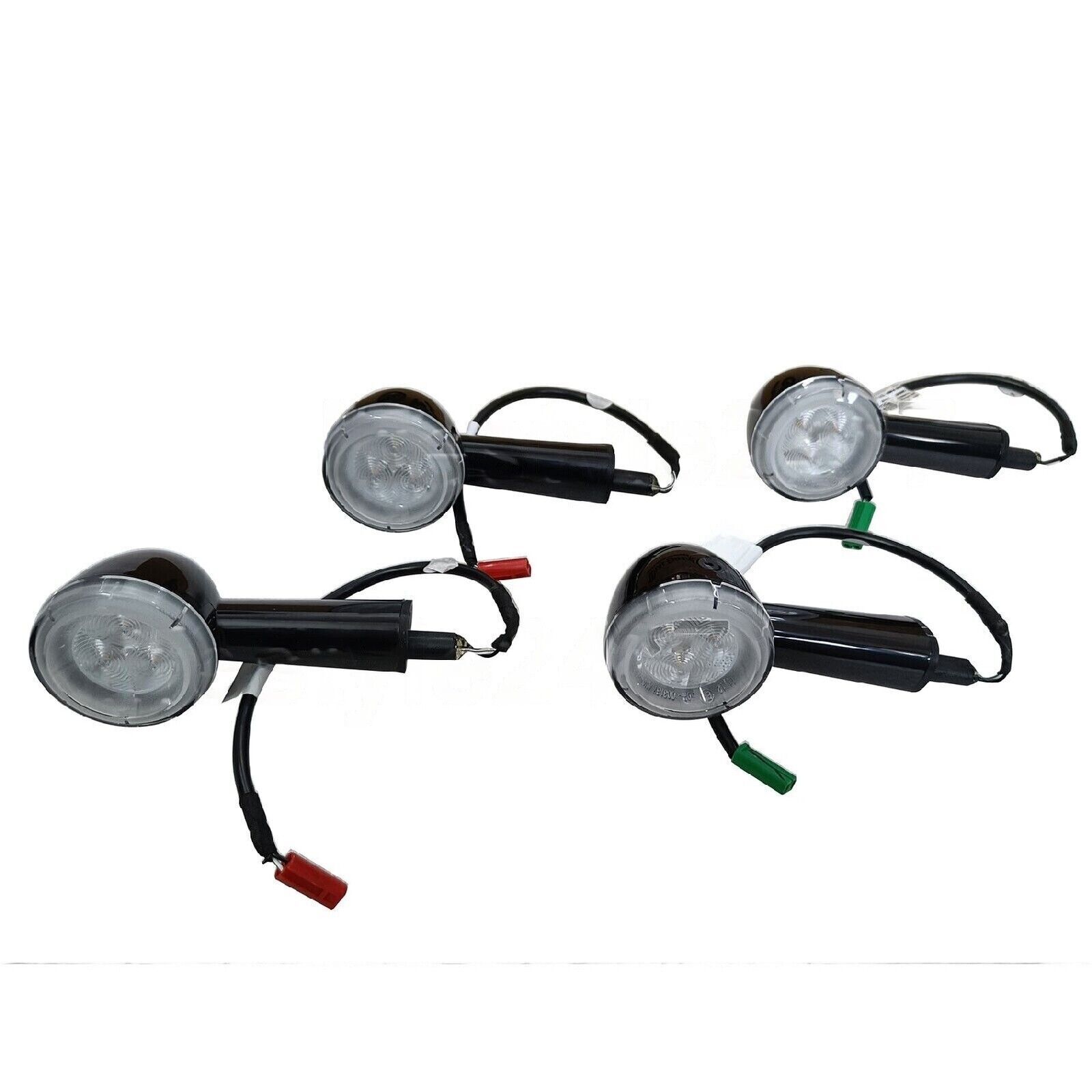 Royal Enfield „Front- und Heck-LED-Blinker-Trafficator-Kit schwarz“ für ...