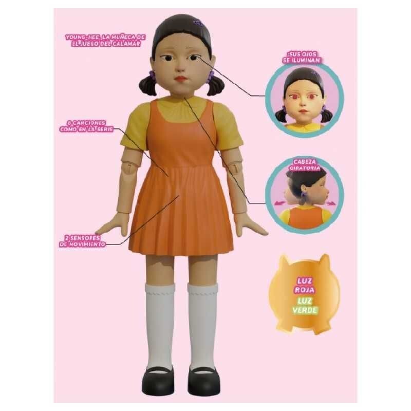 Young-Hee Electronic Doll Squid Game Doll The Squid Game 30Cm | eBay