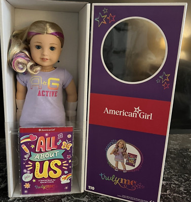 American Girl Truly Me 18-inch Doll #110 w/ Blue Eyes, Blonde Hair w ...