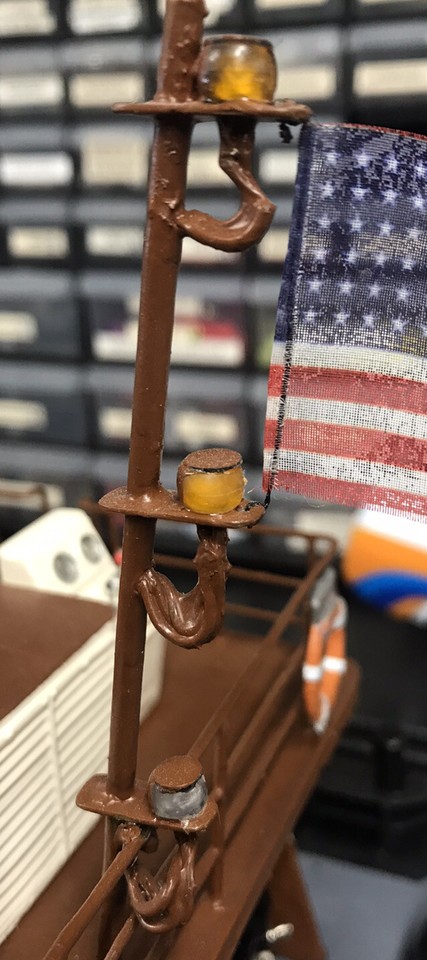 RC Tugboat Harbor Tug Boat LED Lights Set Navigation Towing 1/24 Models ...