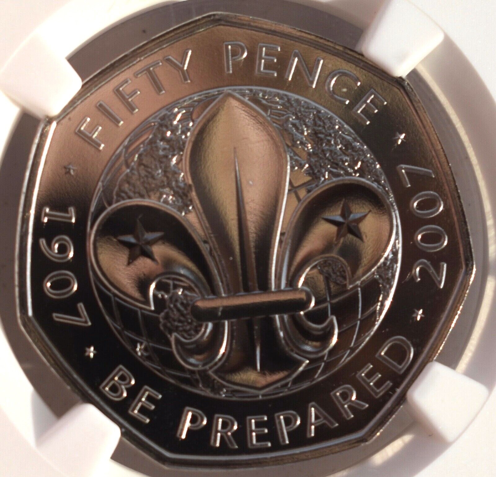 2019 Boy Scouts 50p NGC MS65 DPL Fifty Pence Britain Royal Mint UK ...