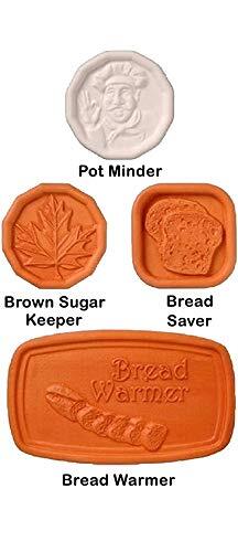 Cook s Helper 4 Piece Collection Brown Sugar Keeper Bread Saver Pot ...