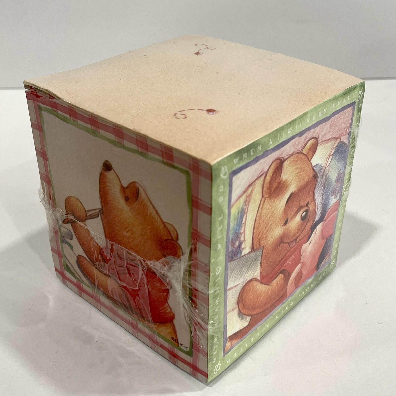 Disney Notepad Square Note Paper Block Cube Post It Winnie the Pooh ...