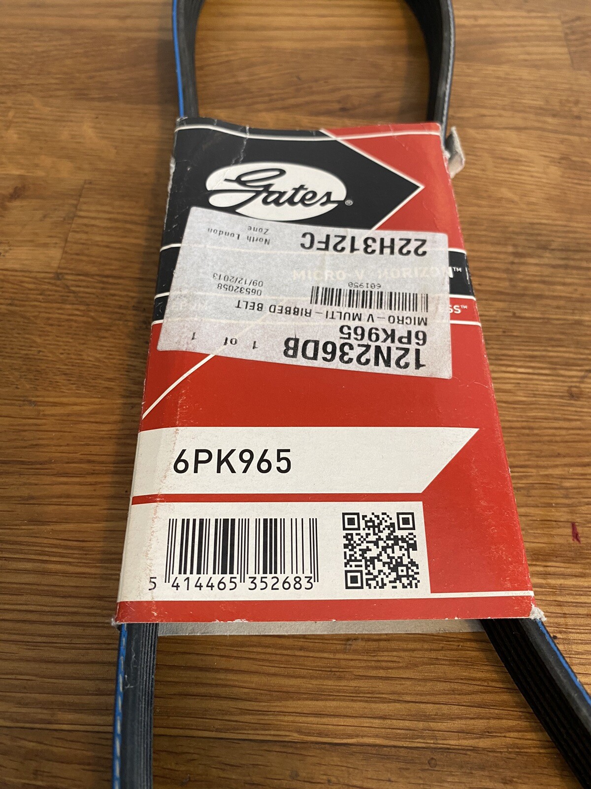 Gates 6PK965 Drive Belt for sale online | eBay