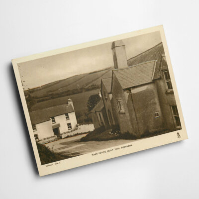 A4 PRINT - Vintage Devon - Town Estate (Built 1669), Westdown | eBay UK
